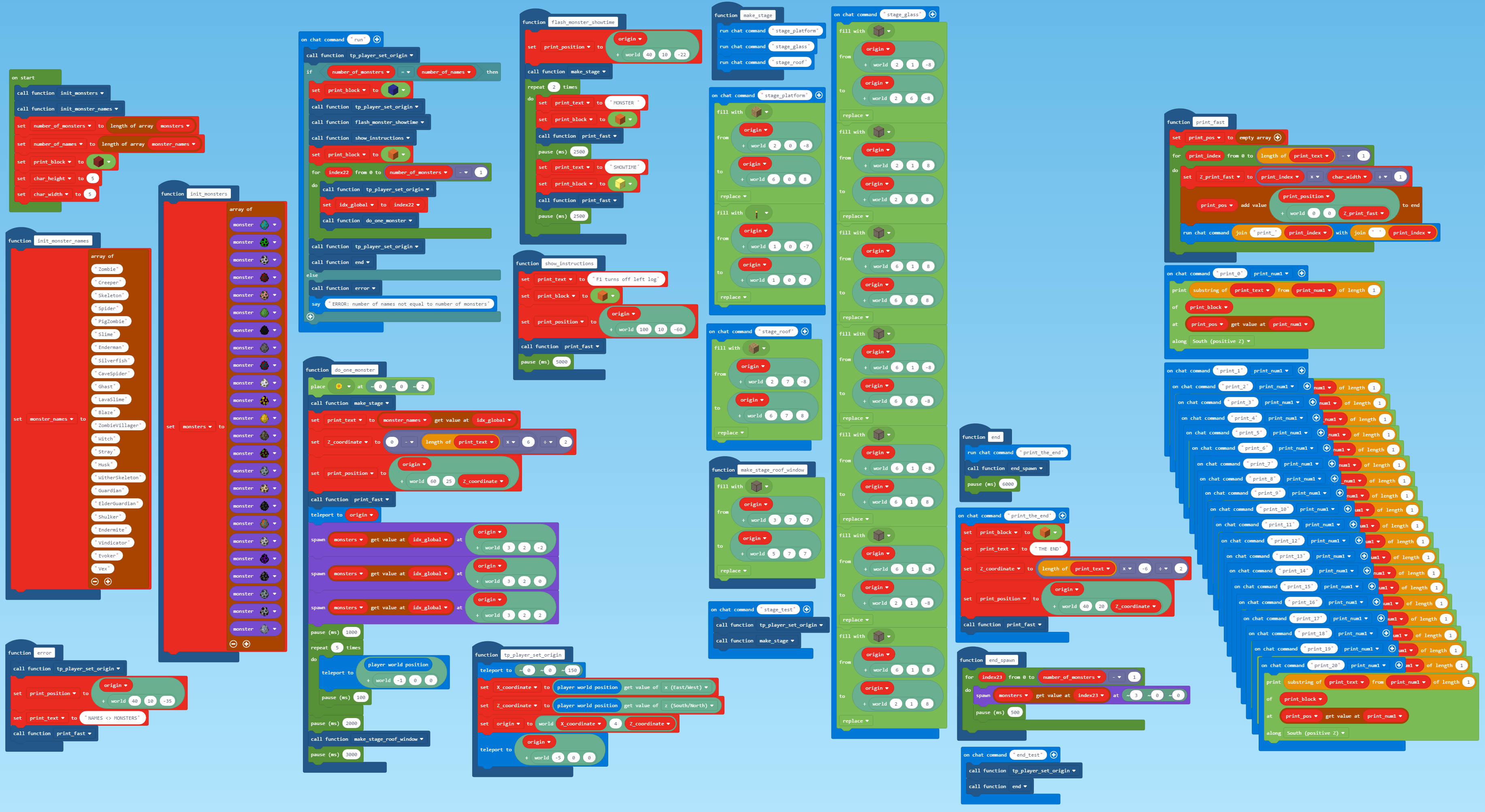 all code | We Code MakeCode