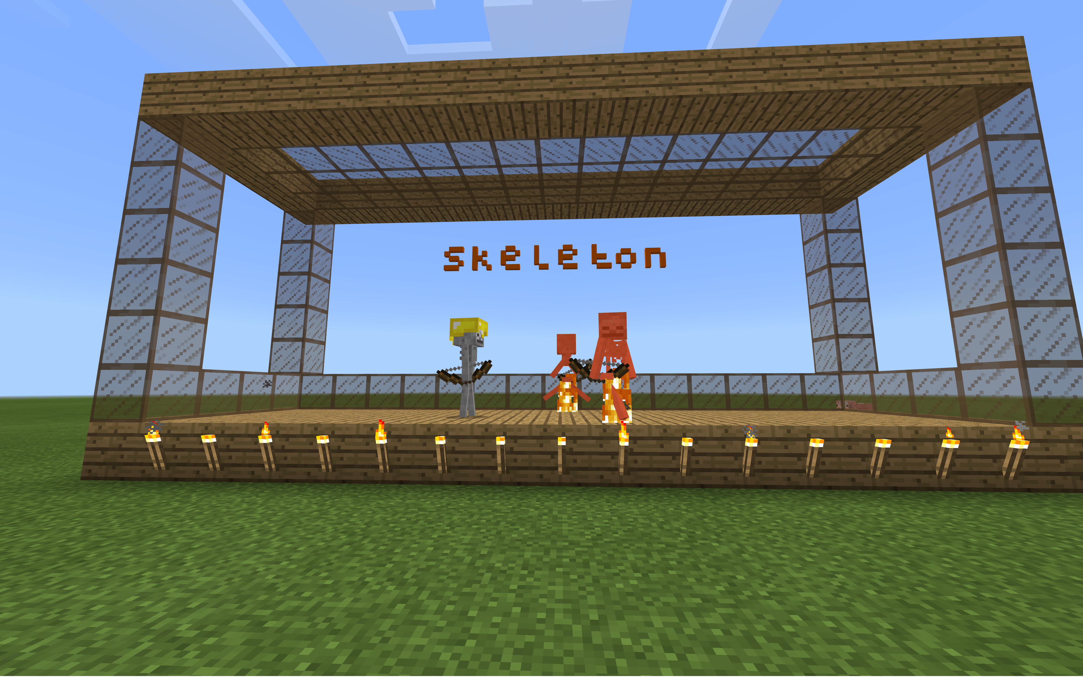 Monster Showtime in MakeCode for Minecraft | We Code MakeCode